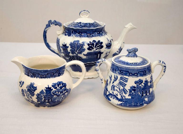 Blue Willow Tea or Coffee Service at 1stDibs