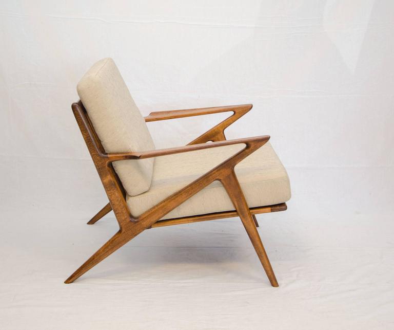 Danish "Z" Lounge Chair, Poul Jensen for Selig at 1stDibs