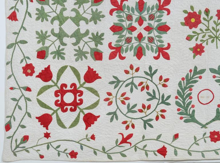 Baltimore Album Quilt at 1stDibs | baltimore quilts