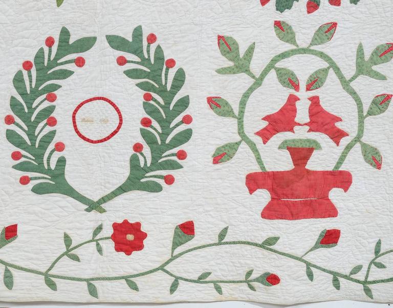 Baltimore Album Quilt at 1stDibs | baltimore quilts