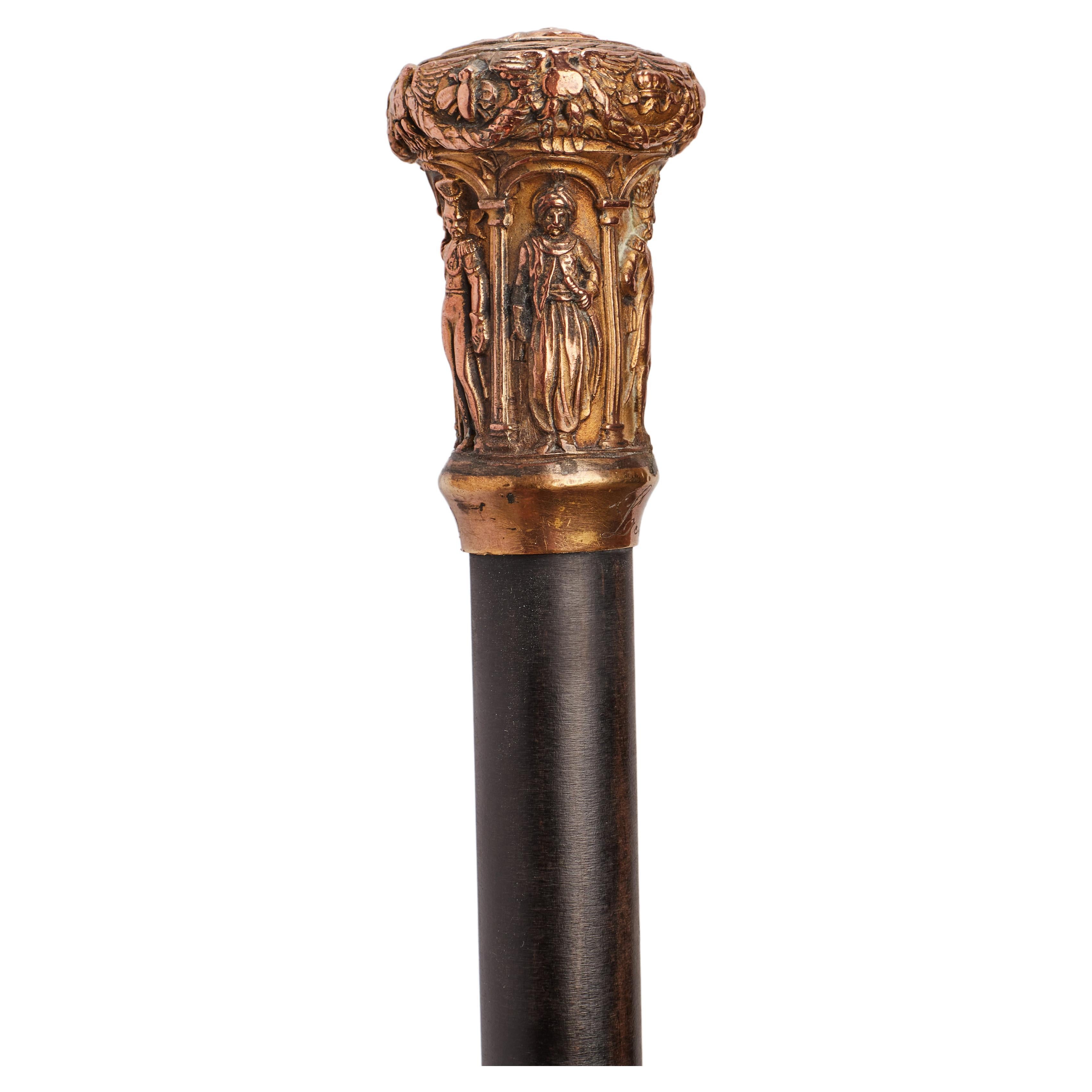 Antique Bavarian Hunting Antler Walking Stick, 1910s, Germany at ...