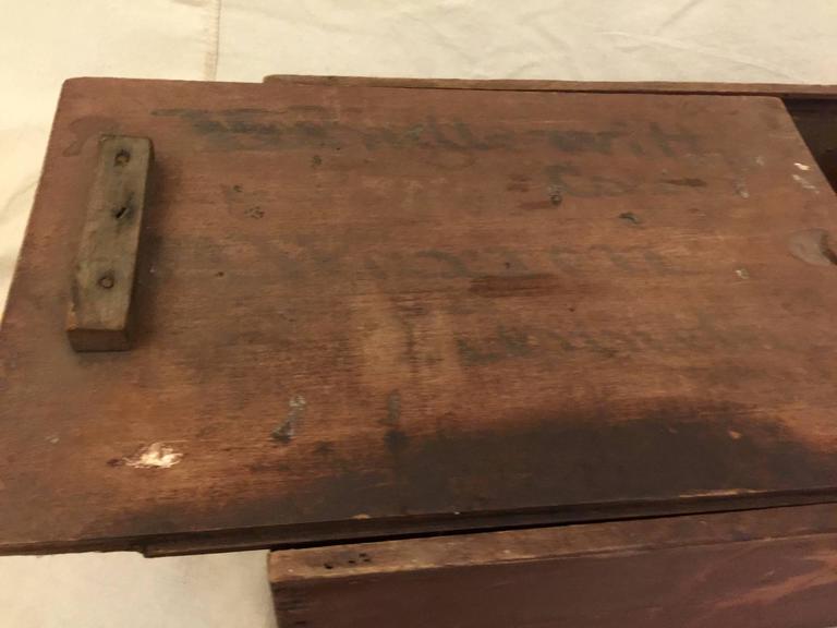 19th Century Slide Top Ballot Box For Sale at 1stDibs