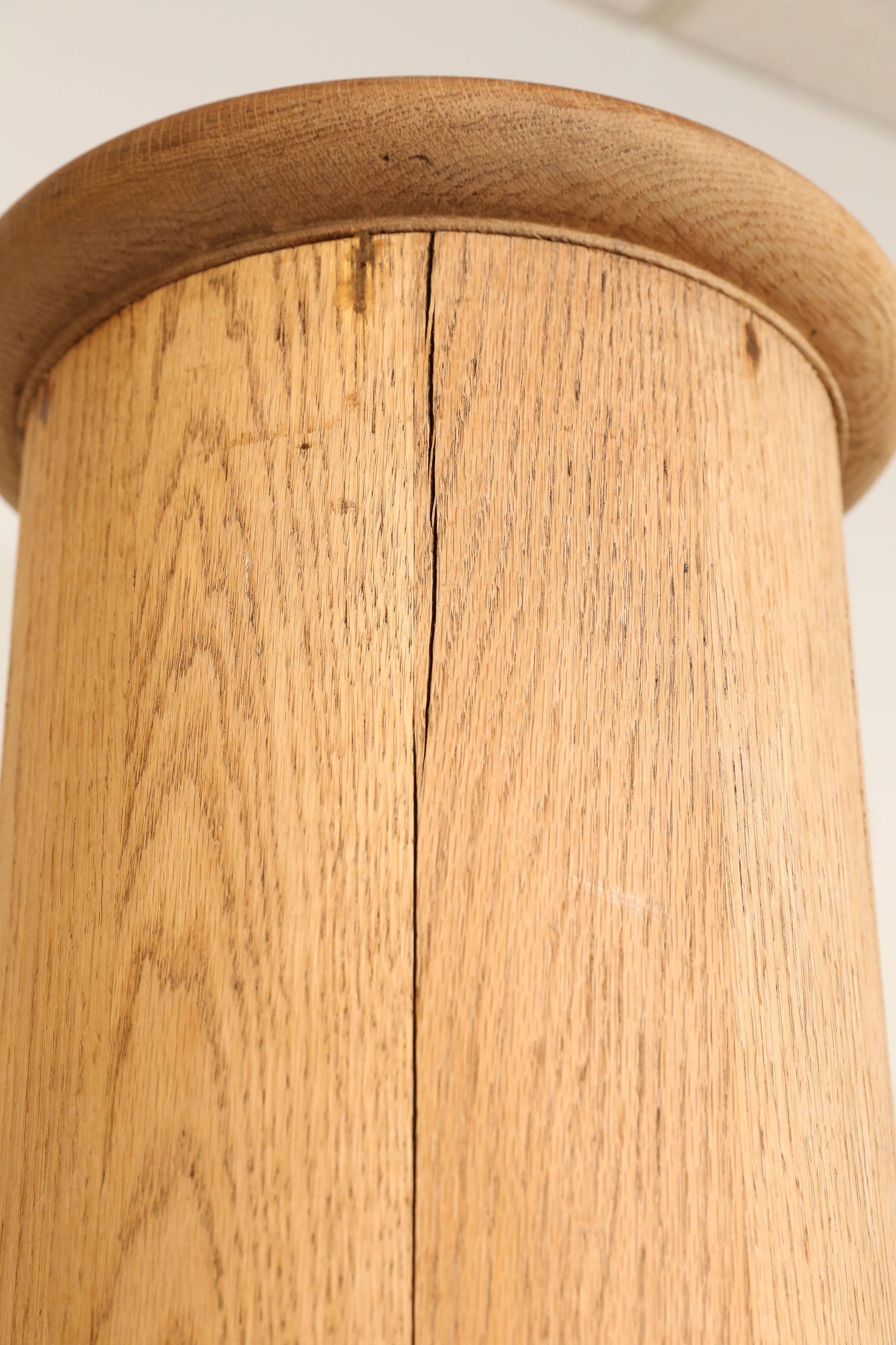 Pair of 19th Century Oak Columns at 1stDibs | oak columns for sale