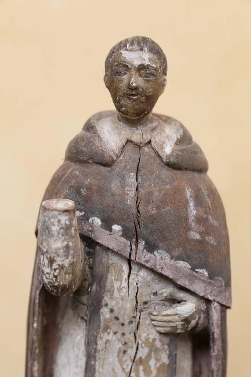 17th Century Religious Figure For Sale at 1stDibs