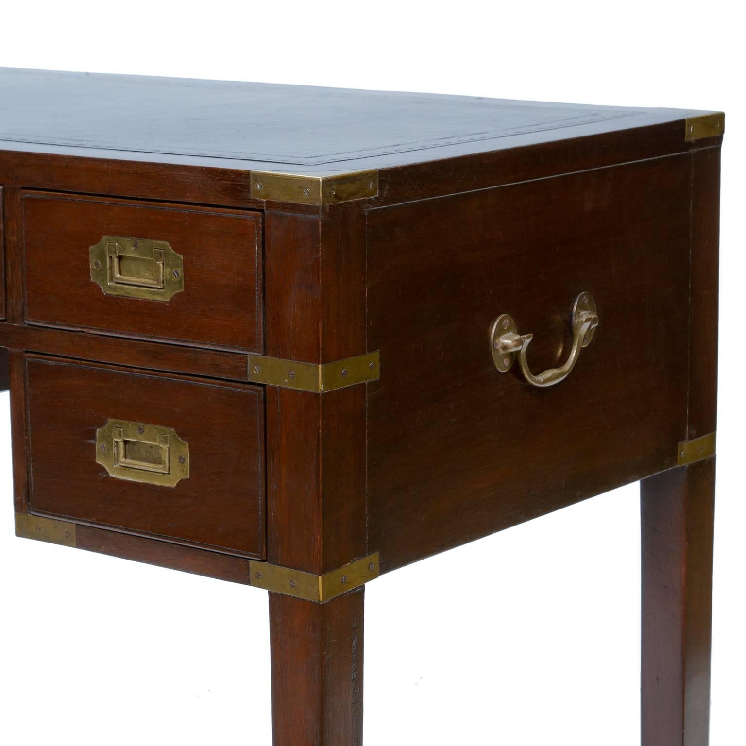 Vintage Campaign Style Writing Desk at 1stDibs | vintage campaign desk ...