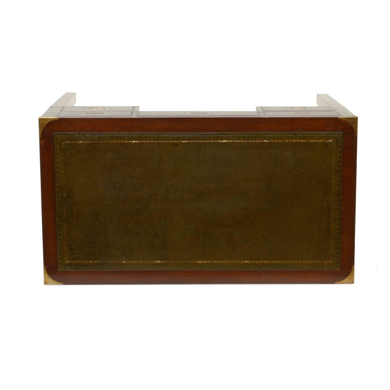 Vintage Campaign Style Writing Desk at 1stDibs | vintage campaign desk ...