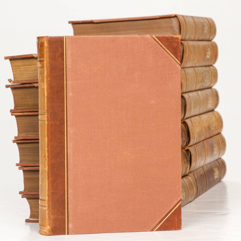 26 Swedish Large Leather Bound Books at 1stDibs