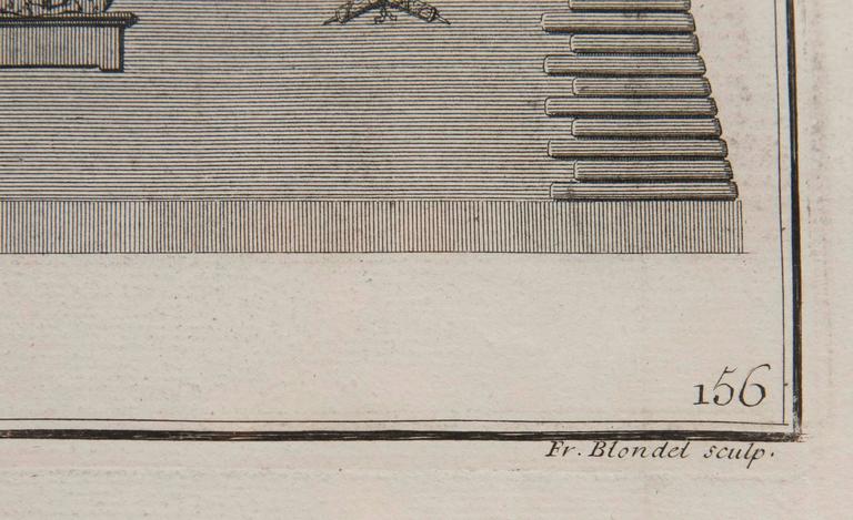 French Engraving "Institute de France" at 1stDibs