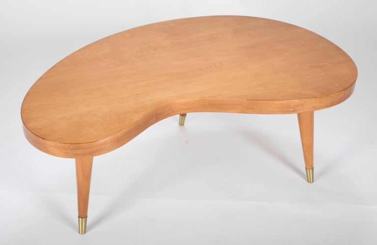 Kidney Shaped Coffee Table at 1stDibs