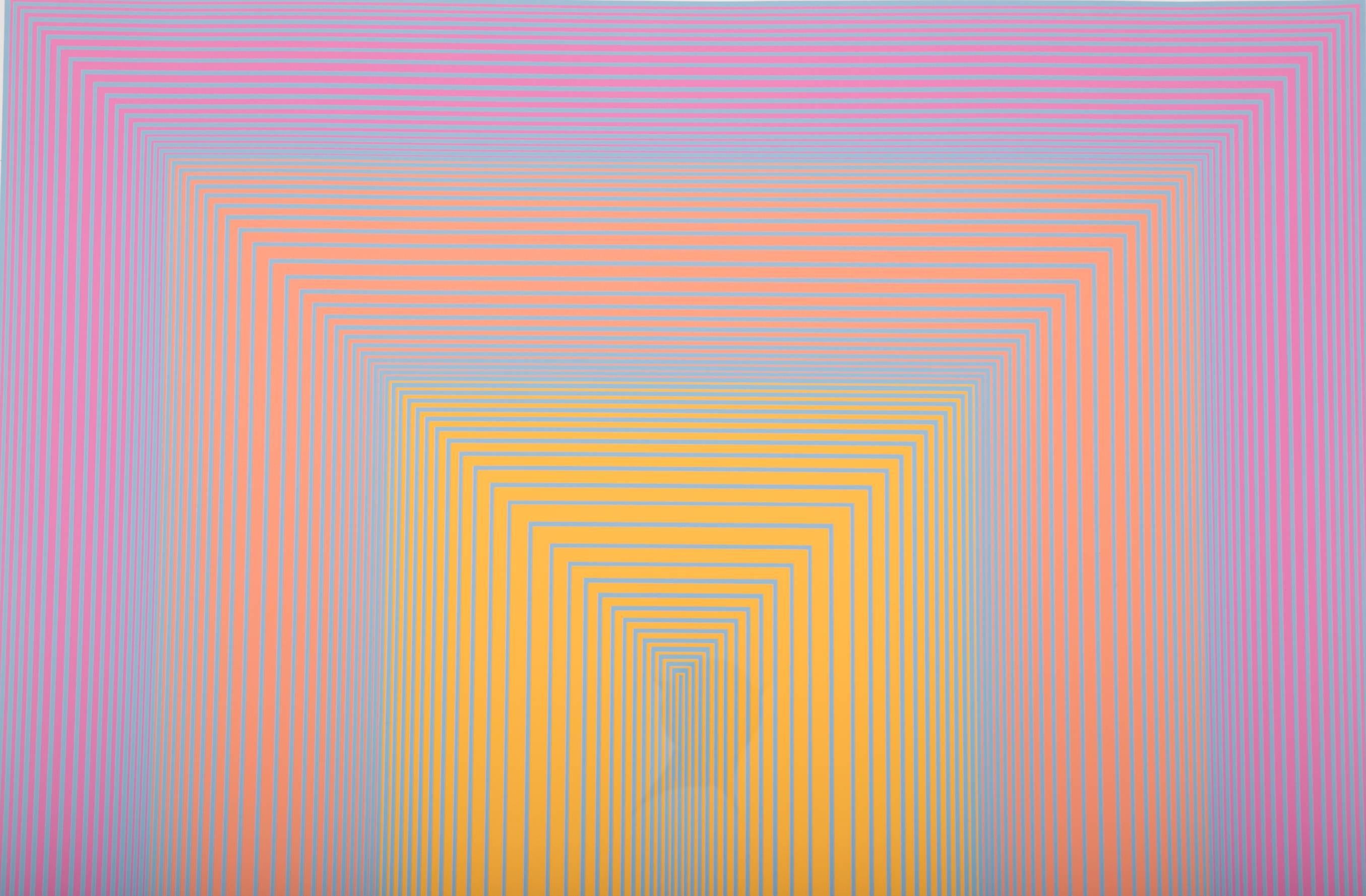 Color Screenprint on Paper by Richard Anuszkiewicz at 1stDibs