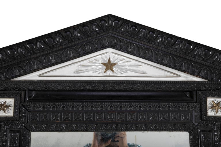 19th Century Ebonized Flemish and Cut-Glass Mirror at 1stDibs | flemish ...