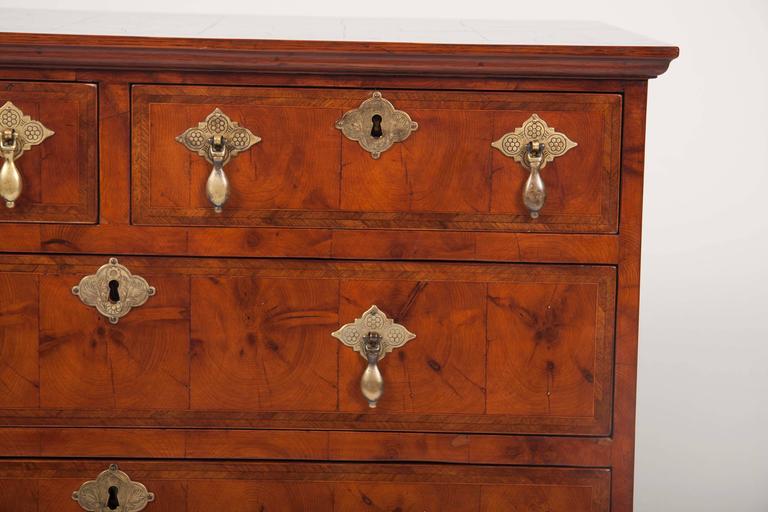 Pair of Oyster Shell Veneer Chests of Drawers at 1stDibs