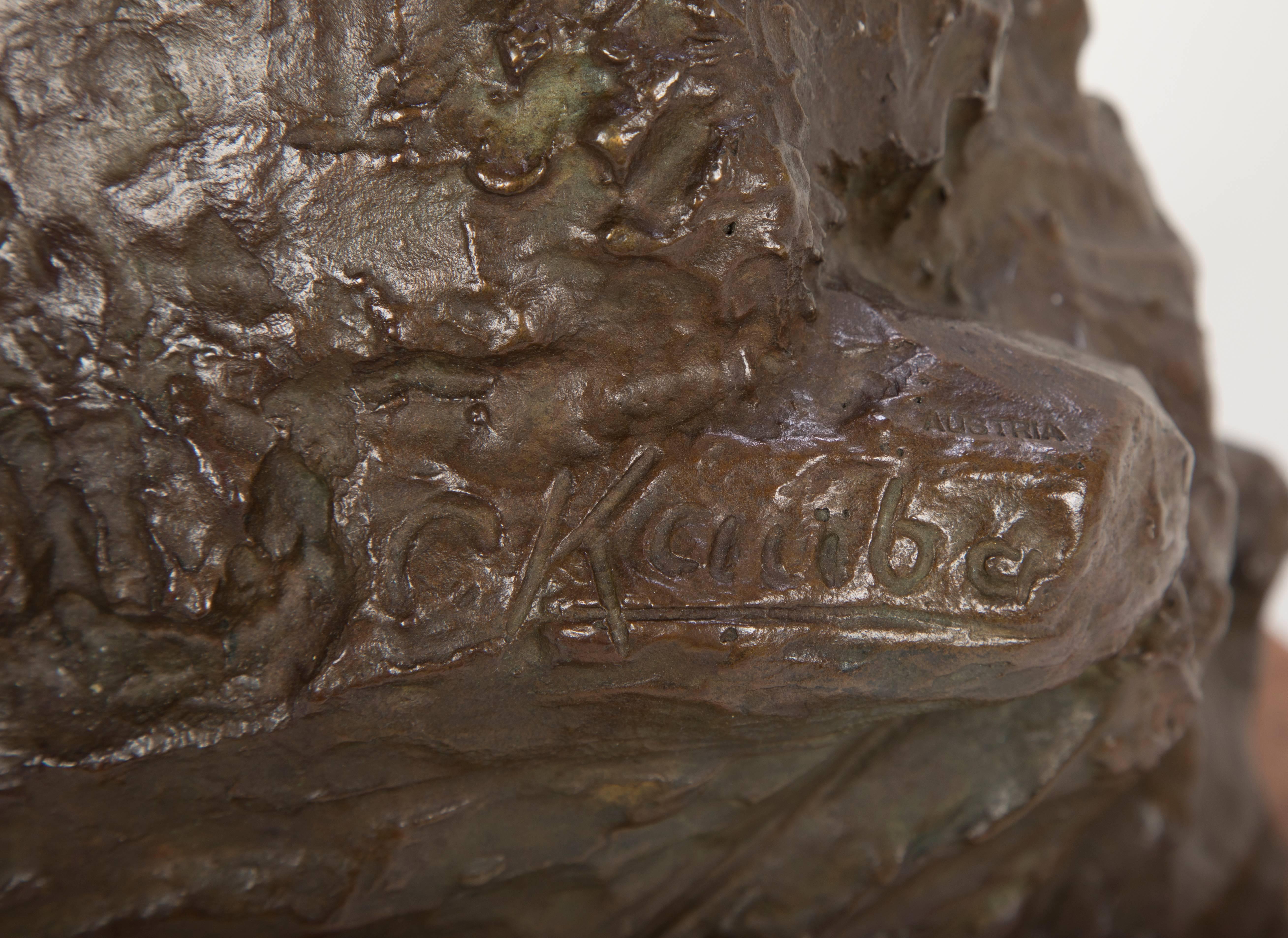 Austrian Bronze by Carl Kauba Titled "Scout" at 1stDibs | carl kauba ...