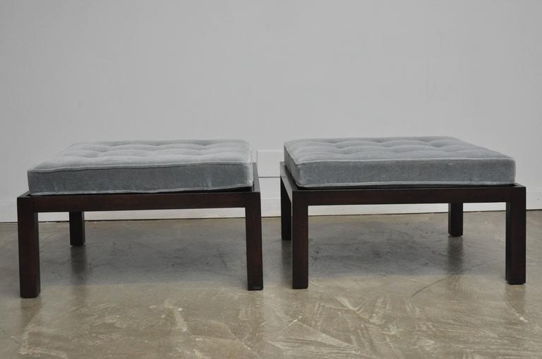 Dunbar Large-Scale Ottomans by Edward Wormley For Sale at 1stDibs