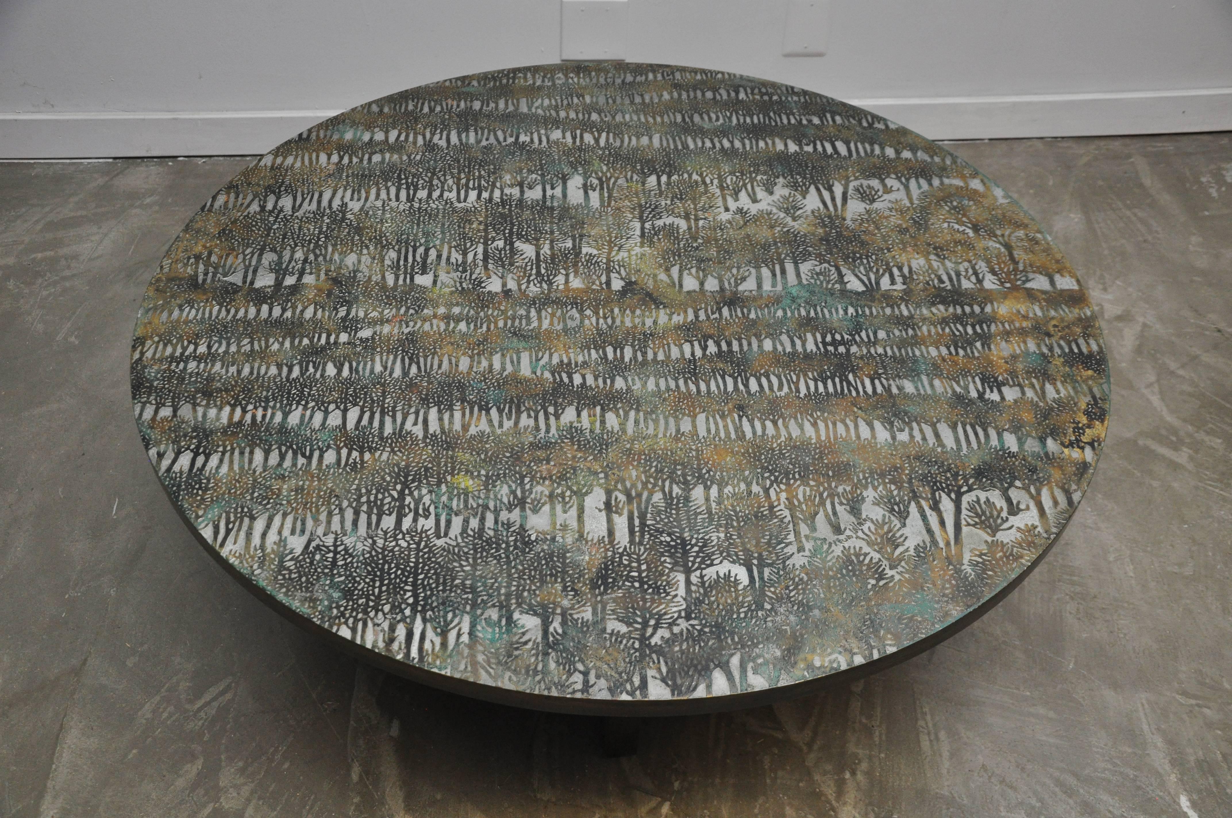 Philip and Kelvin Laverne Eternal Forest Coffee Table at 1stDibs
