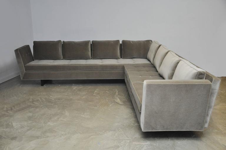 Dunbar Open Arm Sofa with Bracket Backs by Edward Wormley at 1stDibs