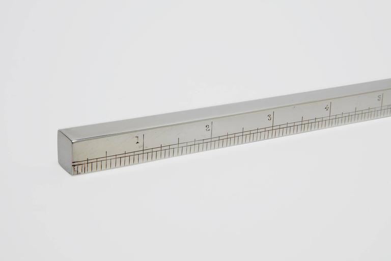 Sterling Silver Draftsman's Ruler For Sale at 1stDibs