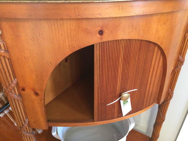 Elegant Demilune Sideboard by Baker For Sale at 1stDibs