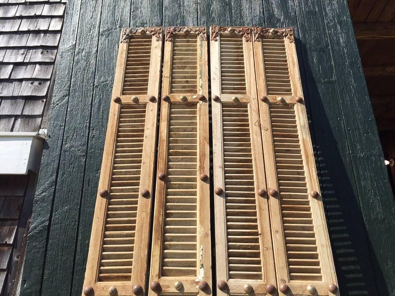 Super, Vintage French Shutters Architectural Fragments at 1stDibs