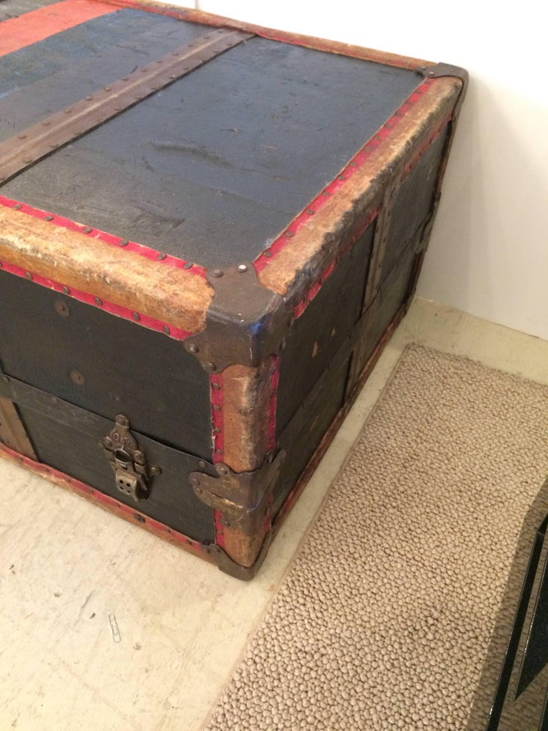 Incredible Crouch and Fitzgerald 19th Century, Trunk Coffee Table at ...