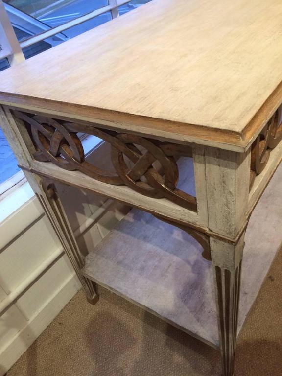 Niermann Weeks "Baltic" Scandinavian Inspired Painted Wood Console at 1stDibs