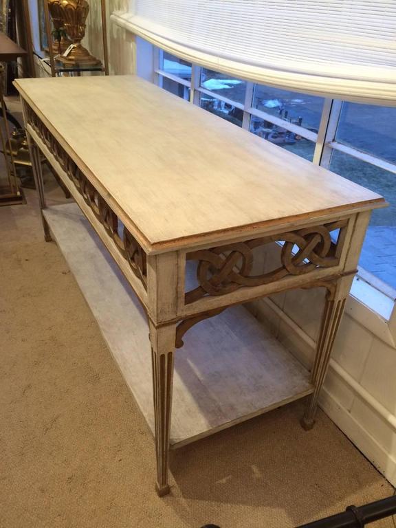 Niermann Weeks "Baltic" Scandinavian Inspired Painted Wood Console at 1stDibs