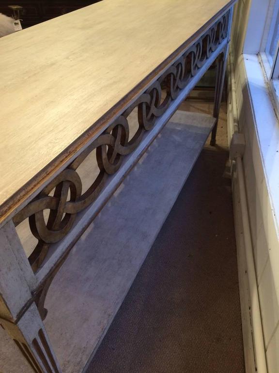 Niermann Weeks "Baltic" Scandinavian Inspired Painted Wood Console at 1stDibs