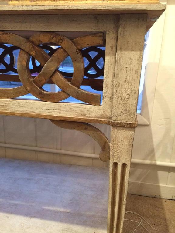 Niermann Weeks "Baltic" Scandinavian Inspired Painted Wood Console at 1stDibs