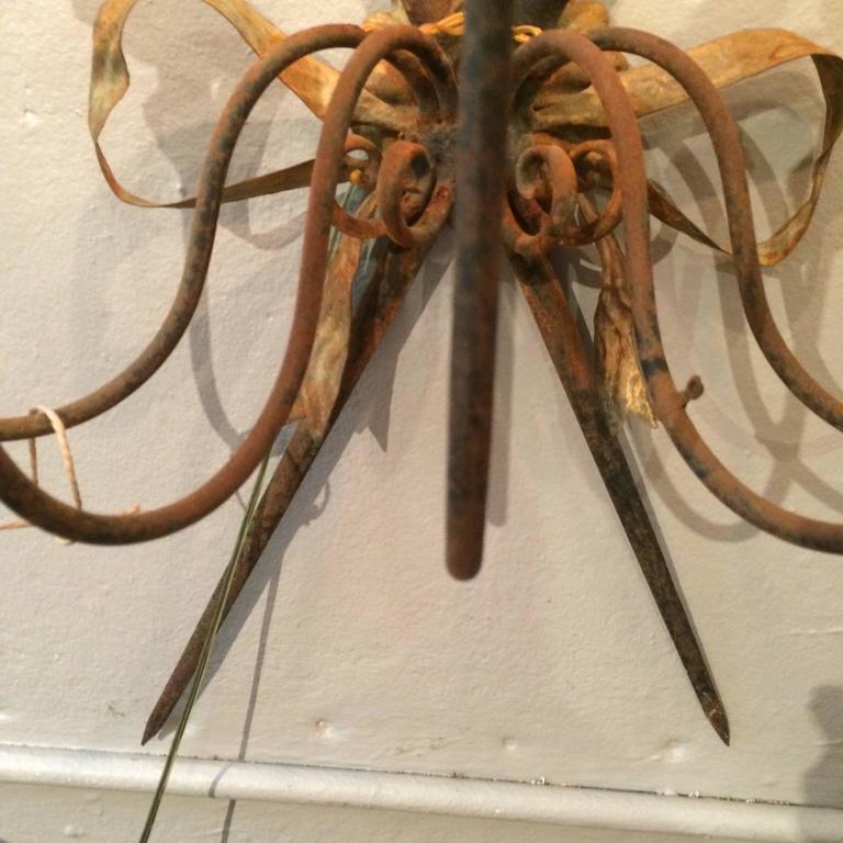 Antique French Sword Motiffe Sconce at 1stDibs