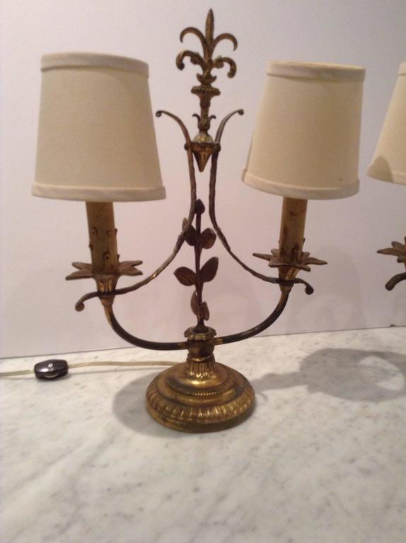 Pair of Antique French Lamps at 1stDibs