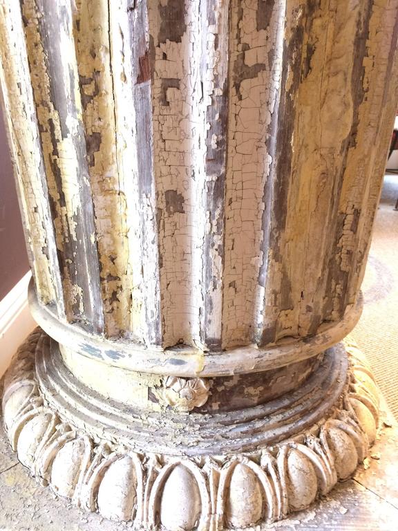 Pair of Chunky Impressively Large Architectural Column Bases For Sale ...