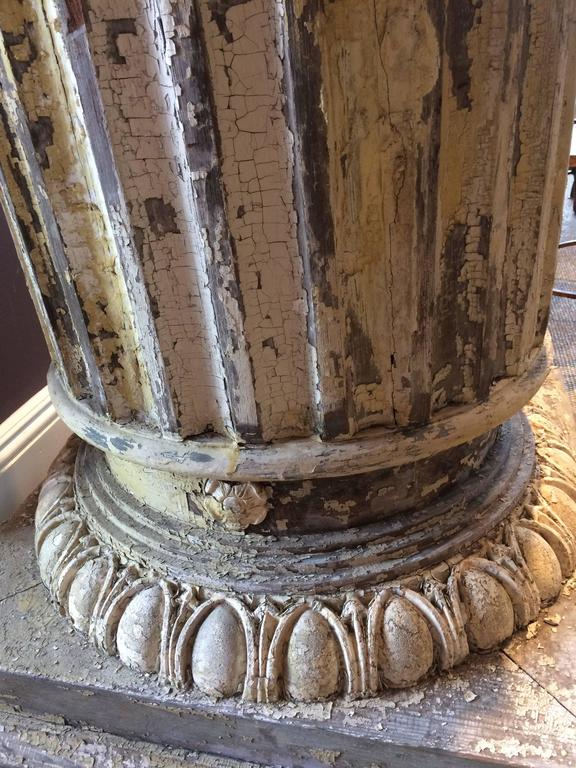Pair of Chunky Impressively Large Architectural Column Bases For Sale ...