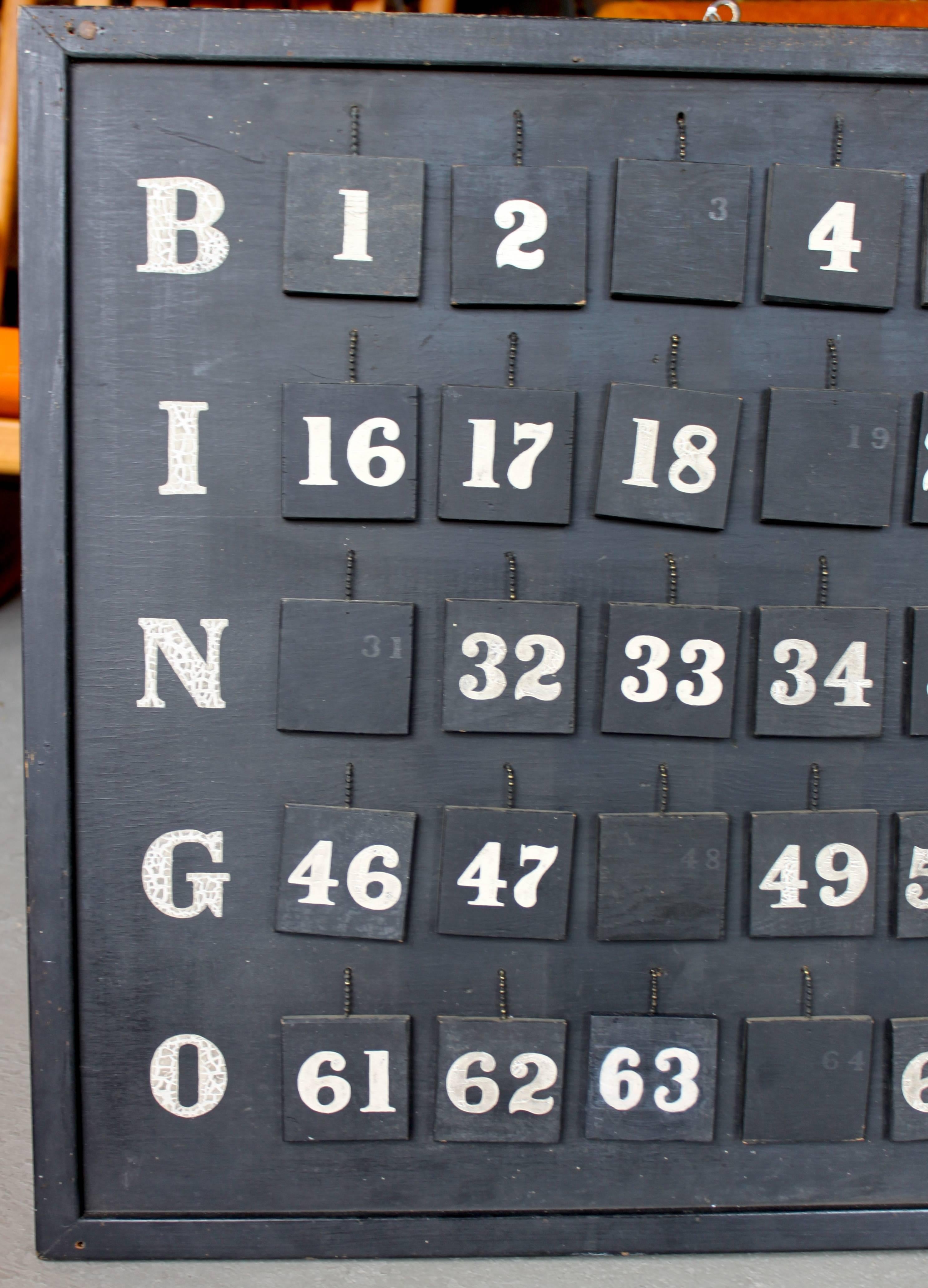 Full-Sized Vintage Bingo Hall Bingo Board at 1stDibs | vintage bingo ...