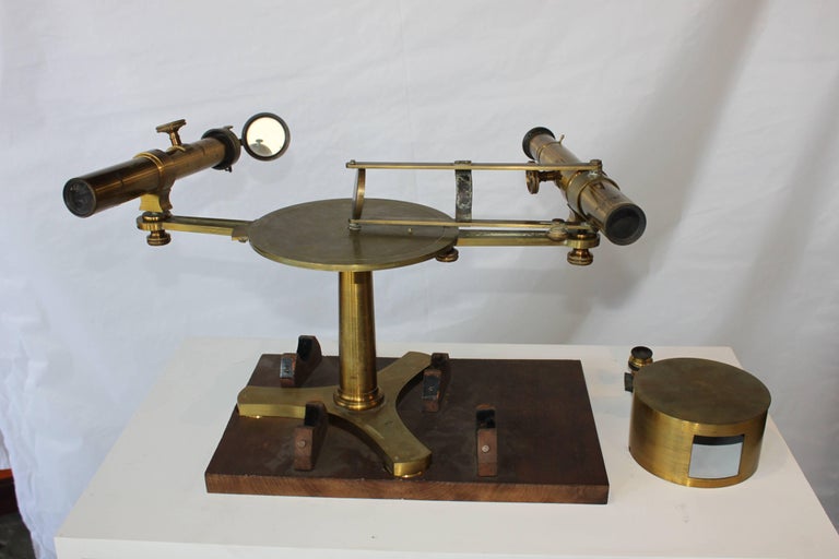 Double Horizontal Microscope For Sale at 1stDibs