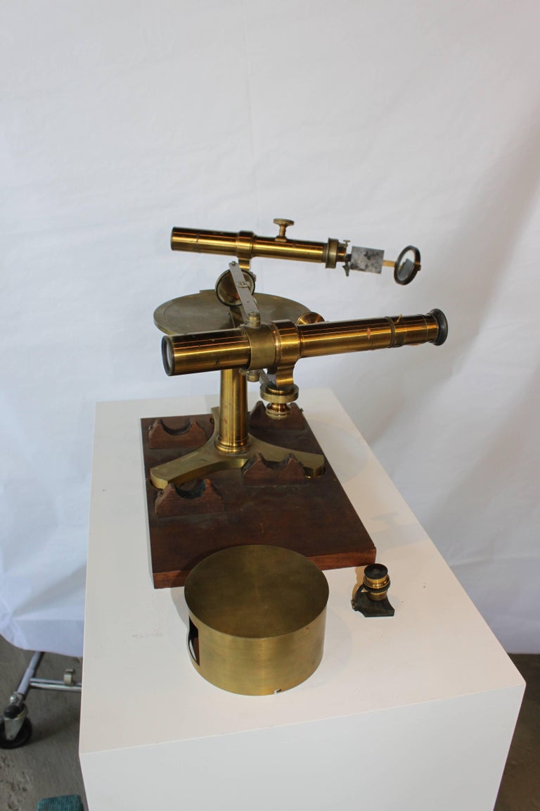 Double Horizontal Microscope For Sale at 1stDibs
