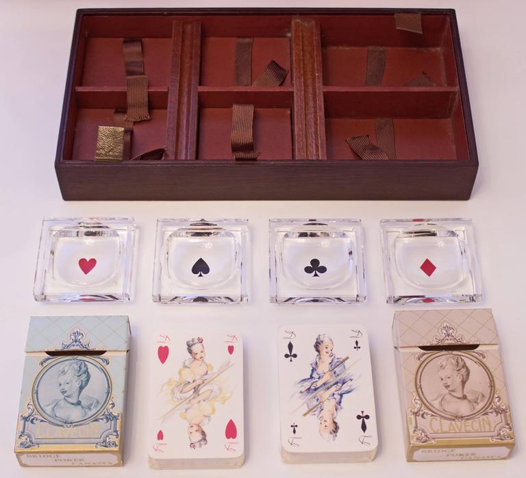 "Leather Travel Games Case" for Cigars, Drinks and Games by Baccarat at ...