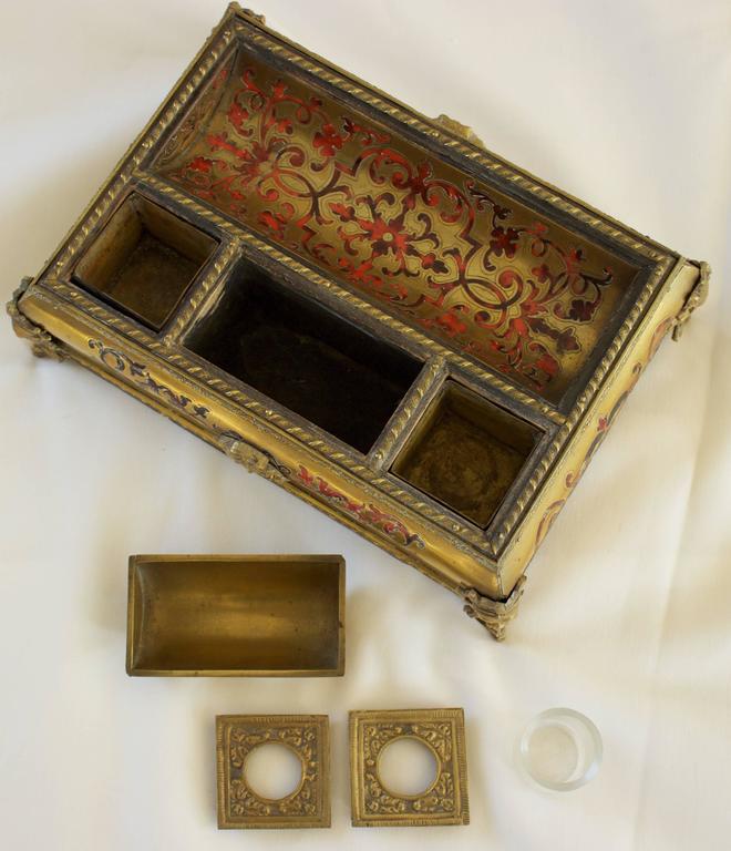 Napoleon III Period Boulle Inkwell with Tortoise Shell Inlay For Sale ...