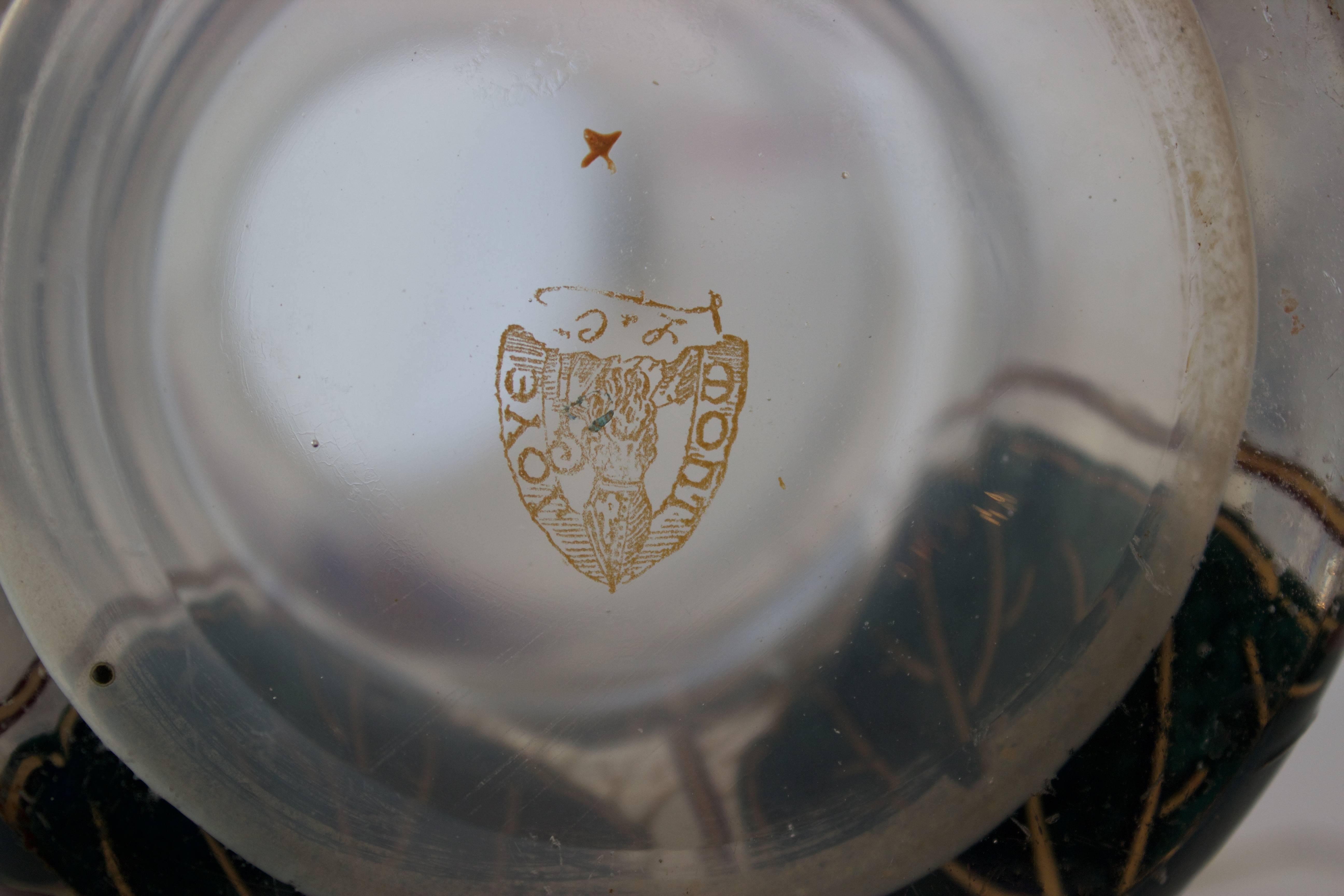 French 19th Century Glass Vase by Legras Signed " Montjoye L&Cie" For ...