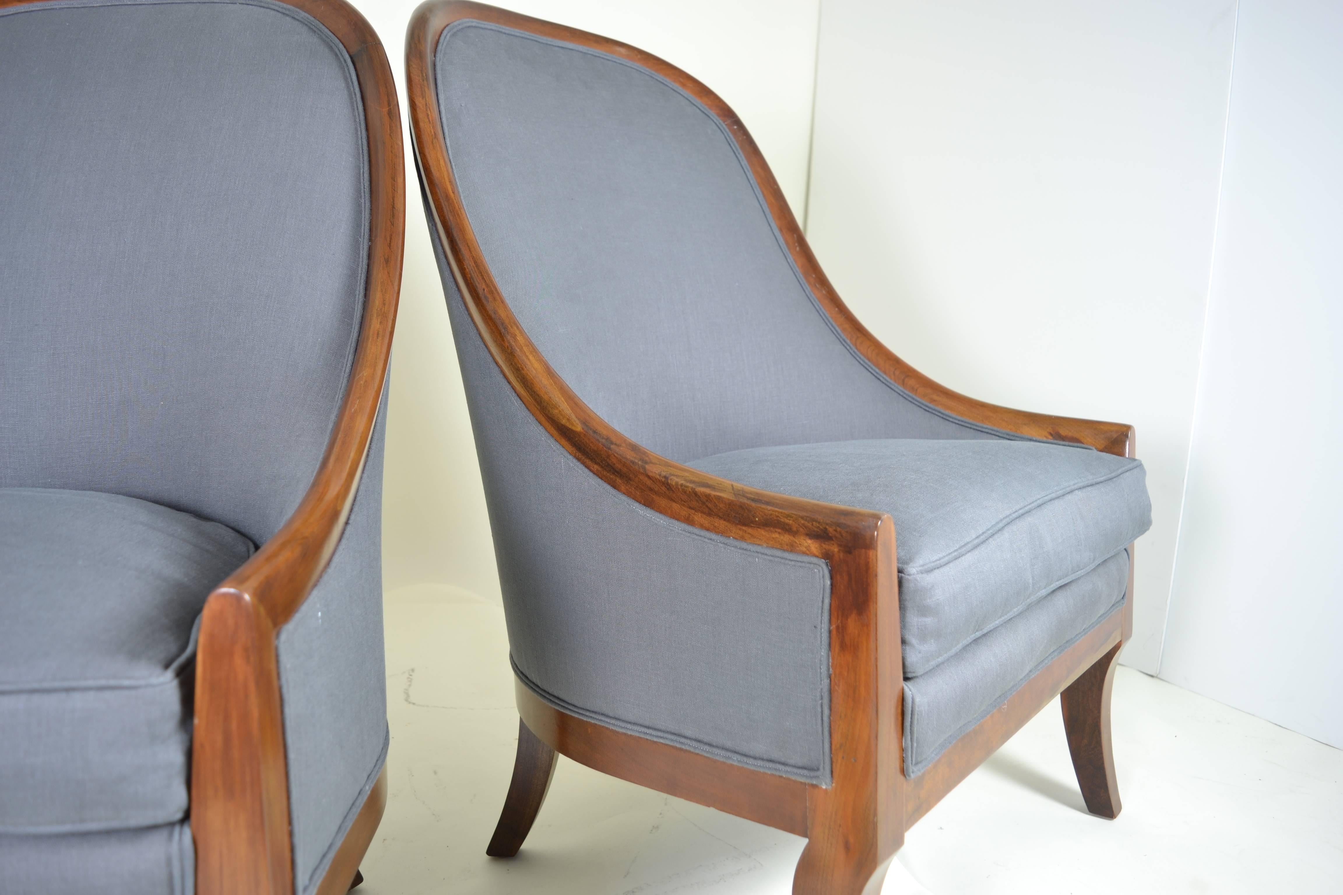 Spoon Back Chairs by Baker Furniture at 1stDibs