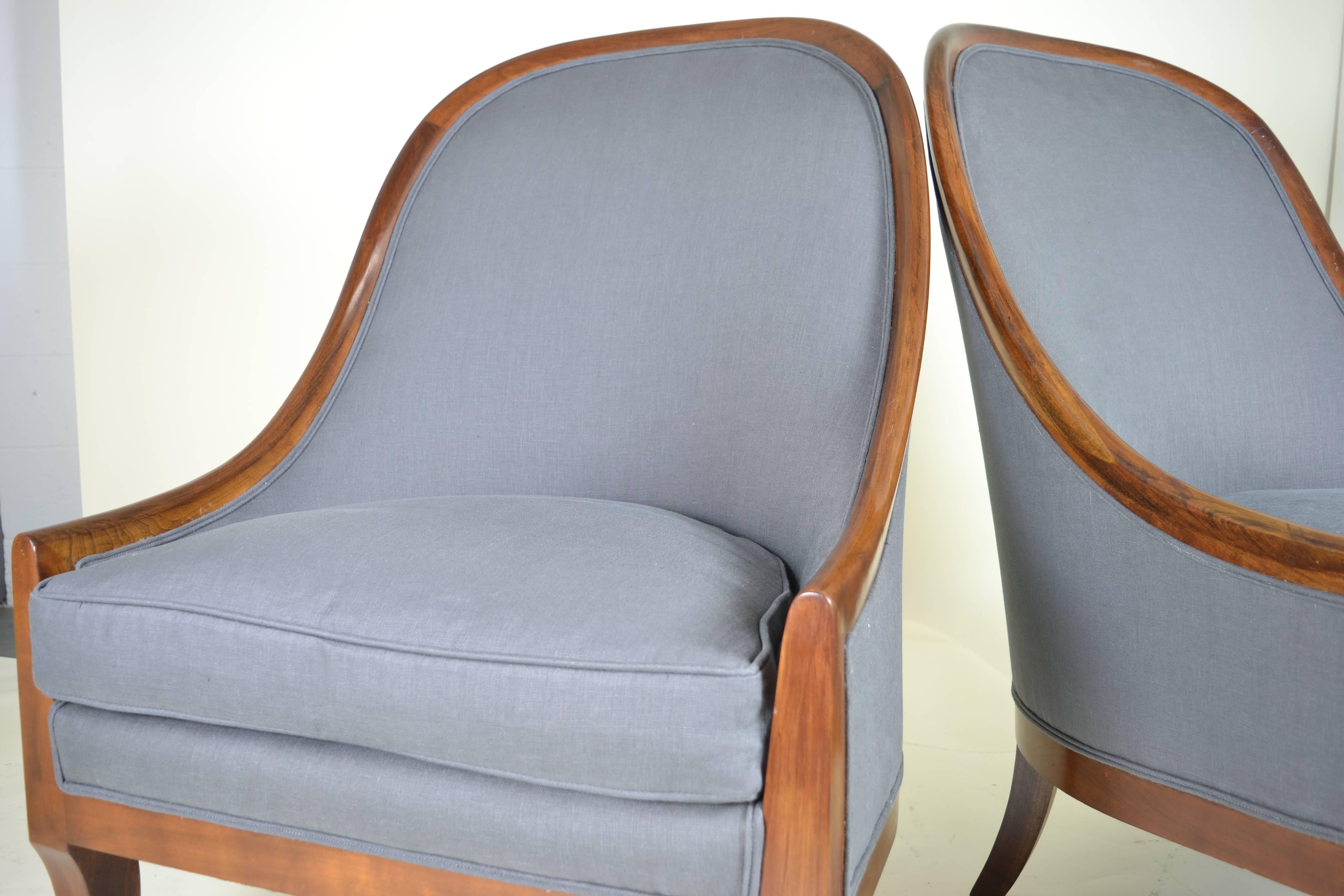 Spoon Back Chairs by Baker Furniture at 1stDibs