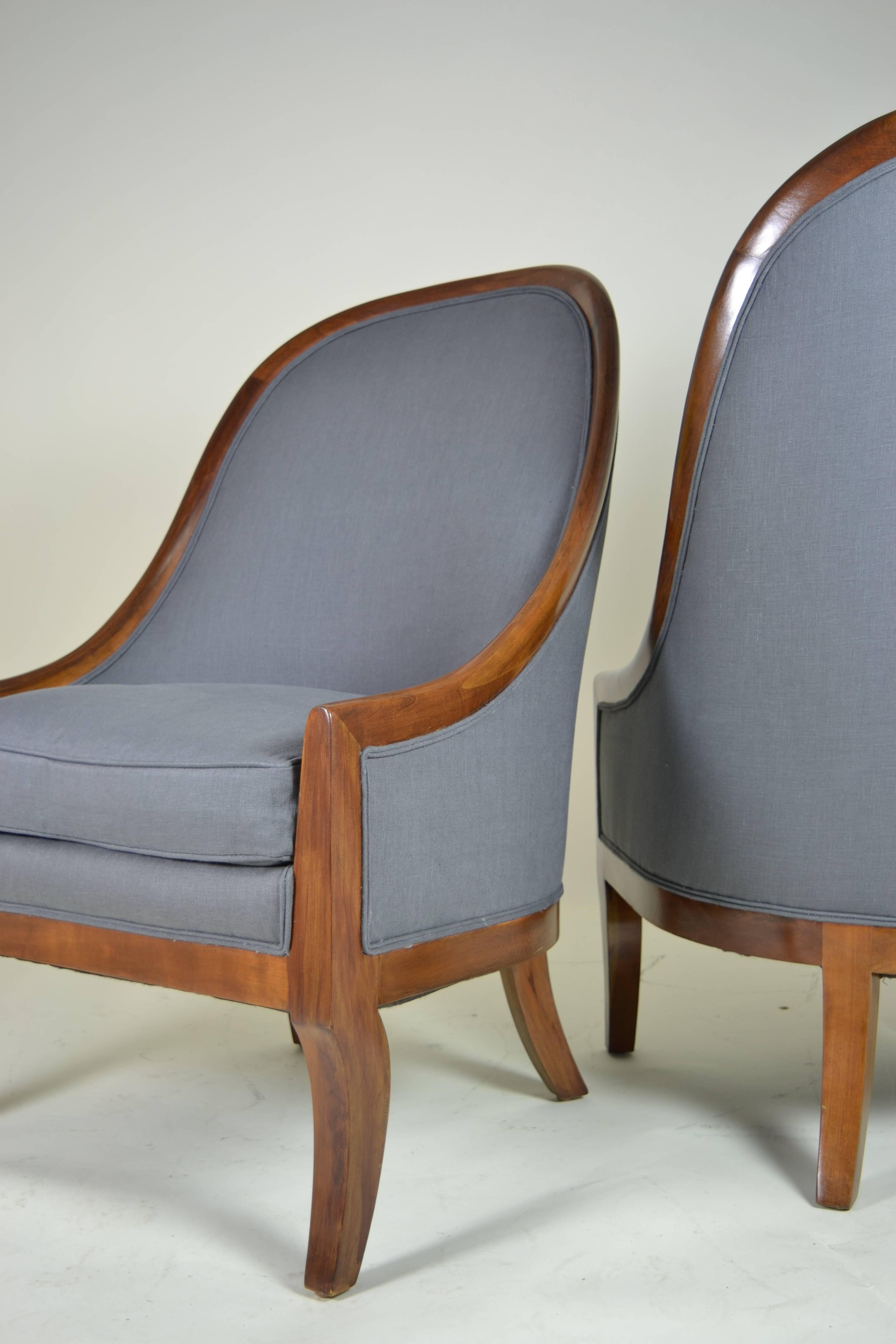 Spoon Back Chairs by Baker Furniture at 1stDibs
