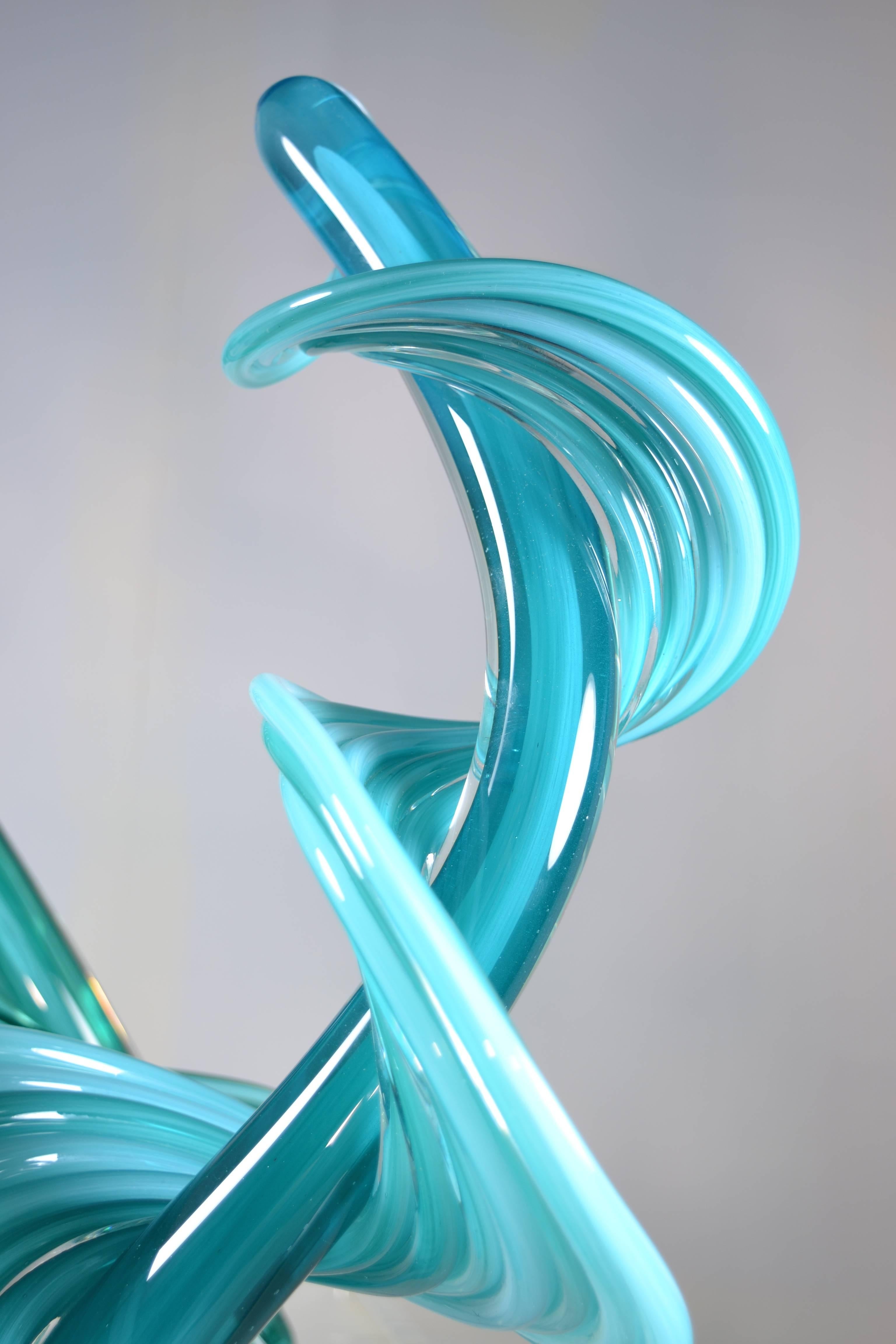 Large Heechee Art Glass Works, Signed Thomas Buechner III For Sale at ...