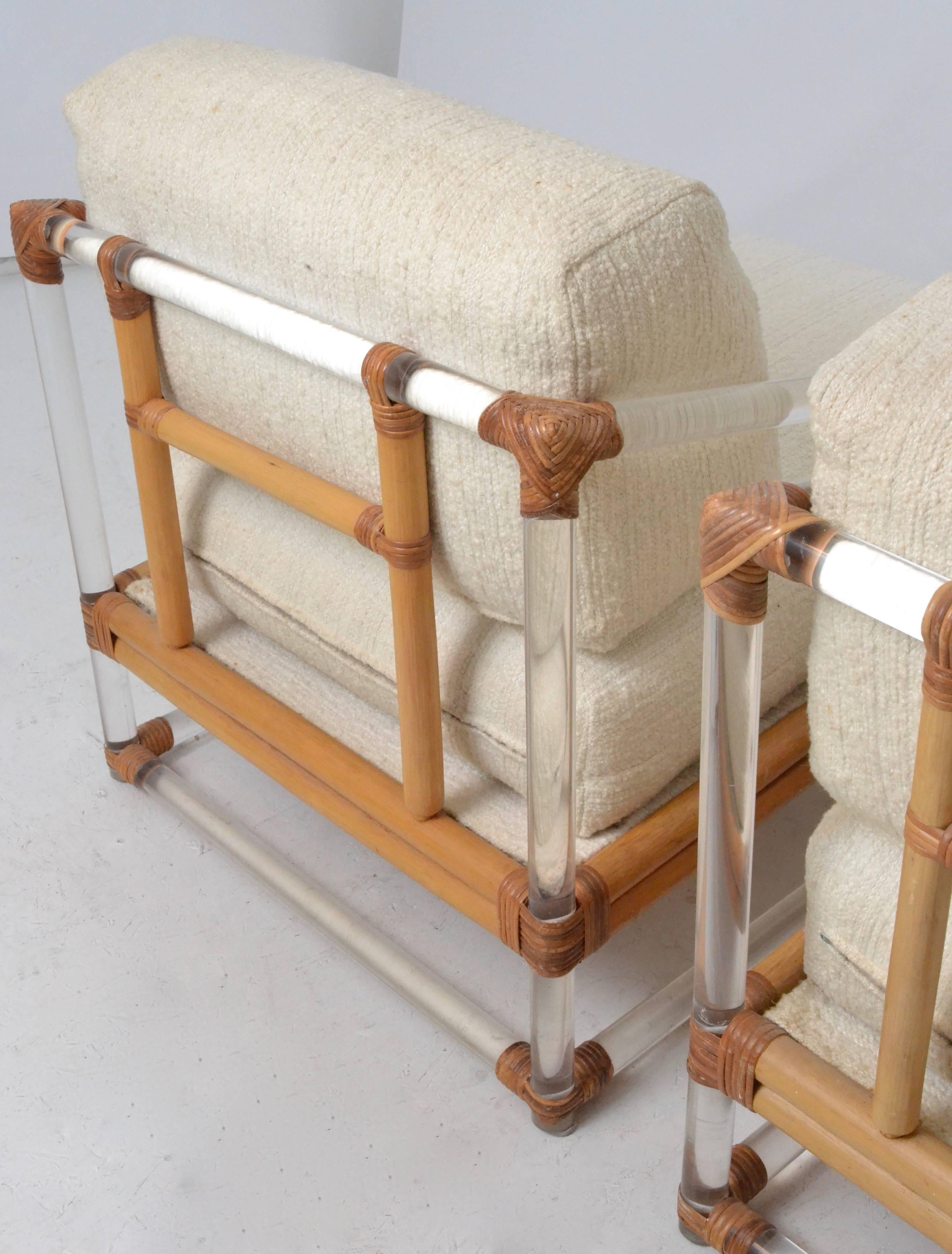 Pair of Ficks Reed Armchairs at 1stDibs