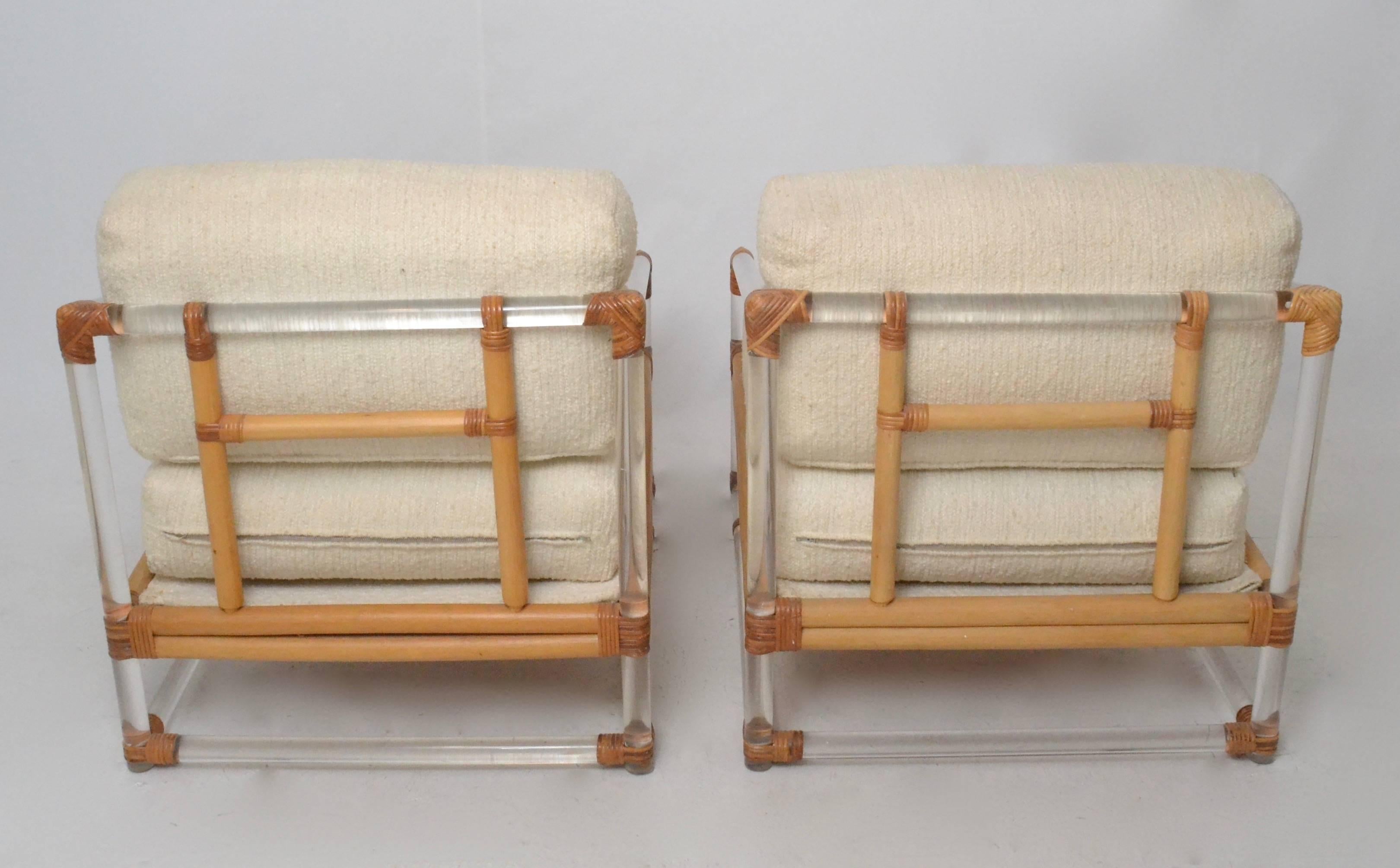 Pair of Ficks Reed Armchairs at 1stDibs