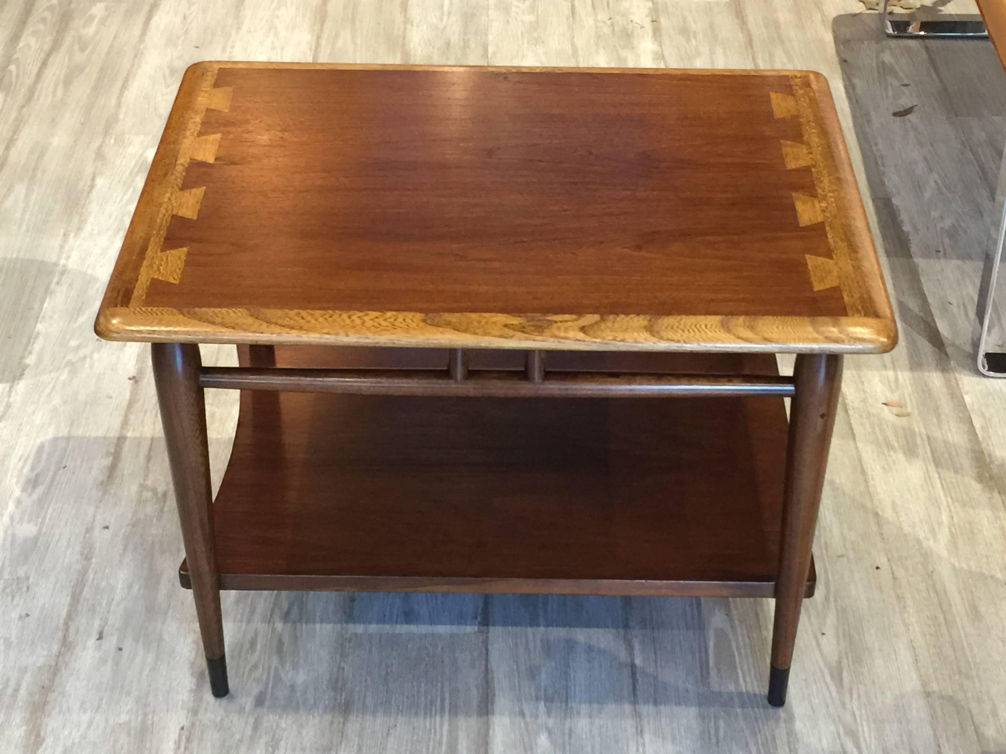 Pair of Lane Dovetail Side Tables at 1stDibs