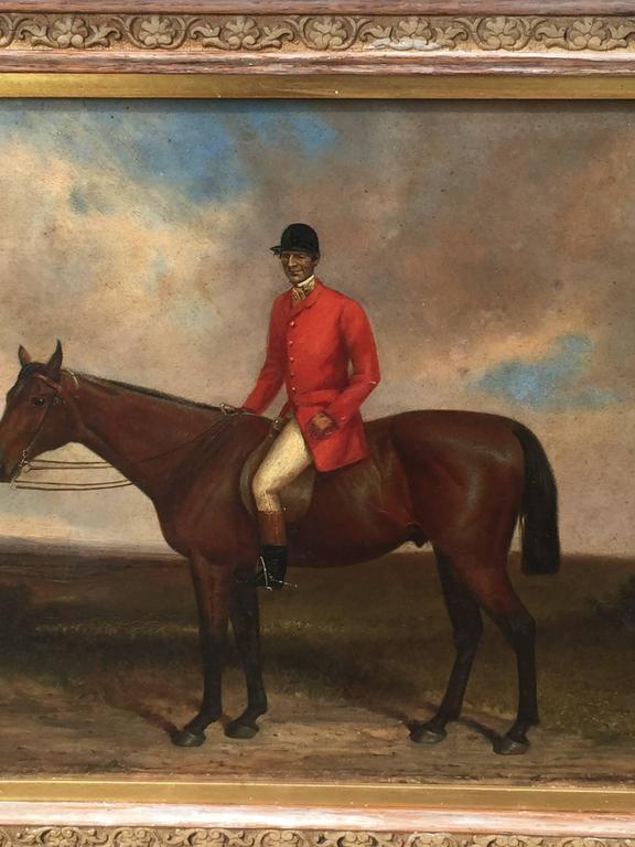 19th Century English Sporting Painting "Hunt Master Up" at 1stDibs