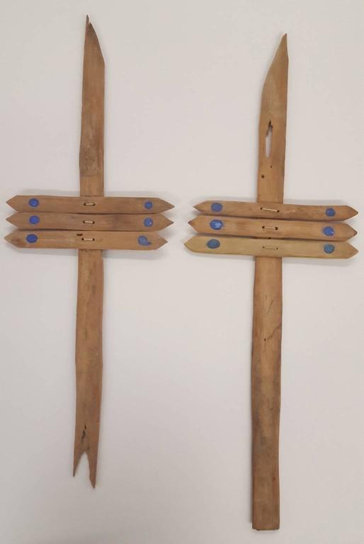 Apache Gahn Mountain Spirit Crown and Dance Wands, circa 1930s at 1stDibs