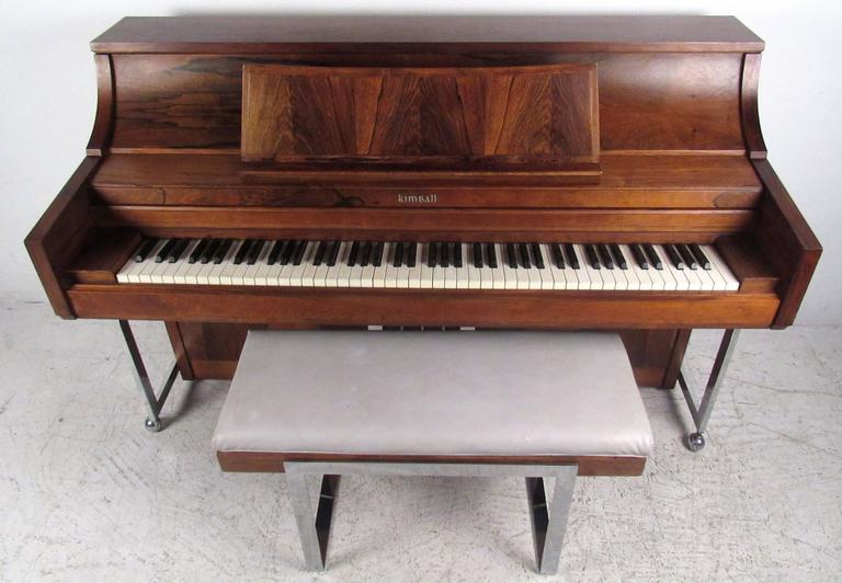 Exquisite Midcentury Rosewood Piano by Kimball at 1stDibs | mid century ...