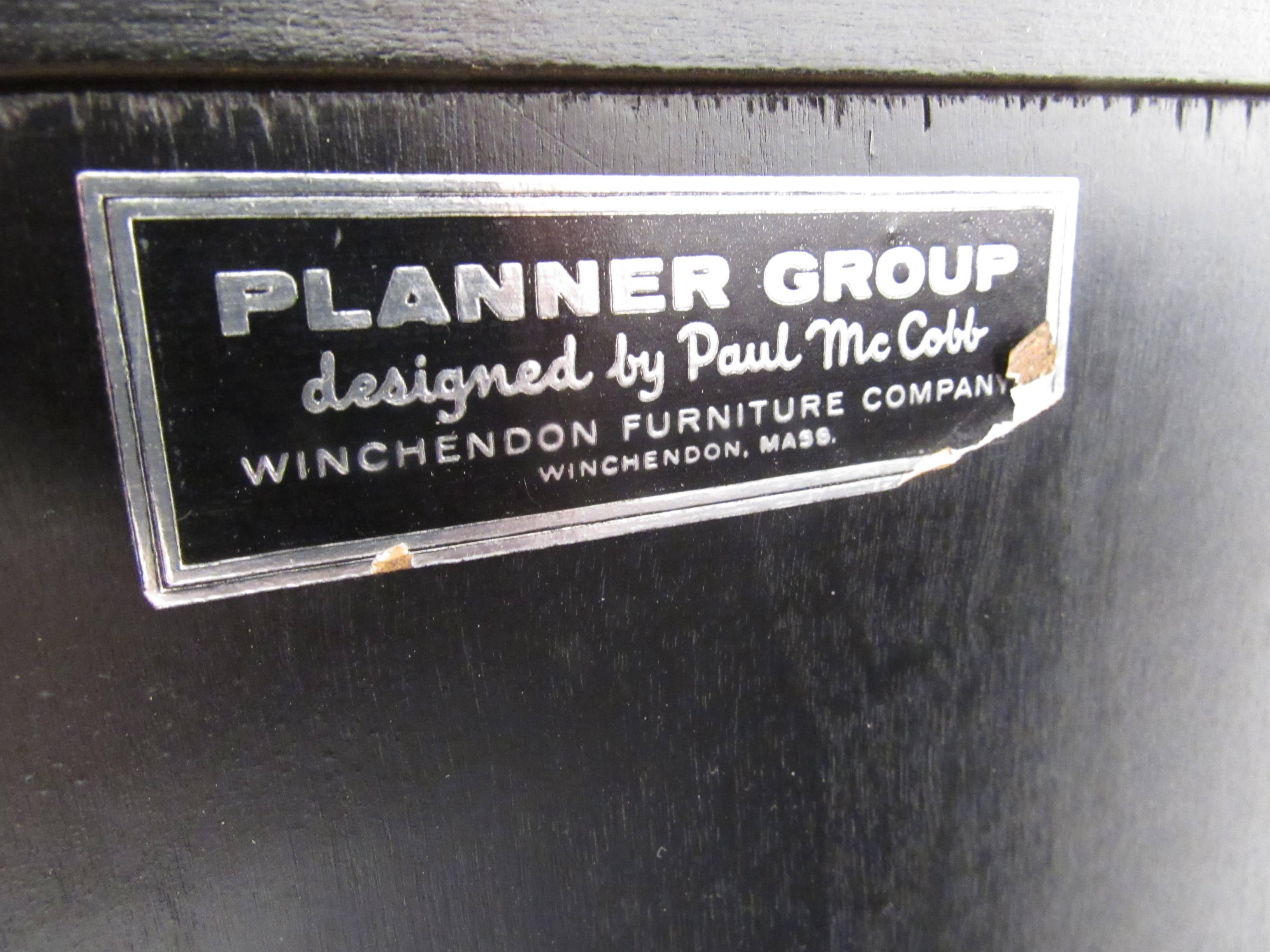 Paul McCobb Credenza with Cabinet Top For Planner Group at 1stDibs ...