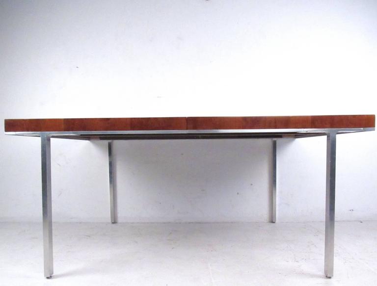 Exquisite John Stuart Dining Table with Eight Chairs at 1stDibs